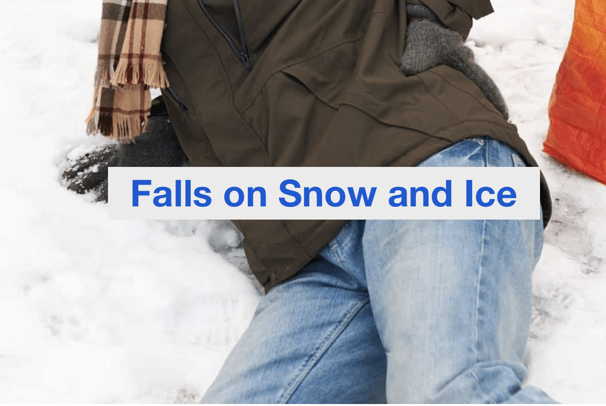5 Things To Do If You Had a Slip and Fall Law on Snow and Ice | Lawyers24-7